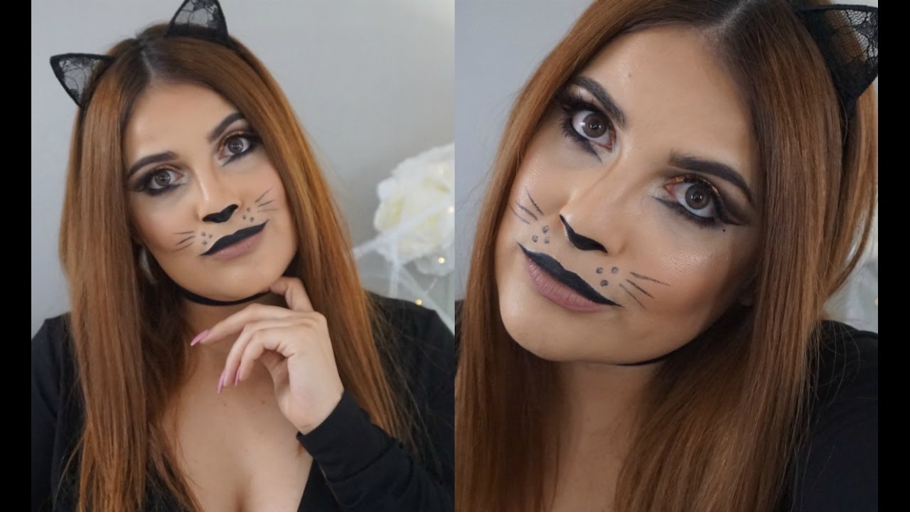 Sexy Cat Halloween Makeup Tutorial Youtube