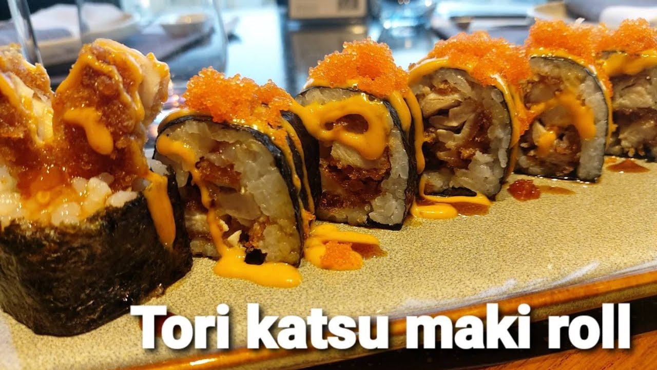 Tori katsu maki roll ข้าวห่อสาหร่ายไก่ทอดกรอบกับซอสสไปซี่มาโย🍣🥢 - YouTube