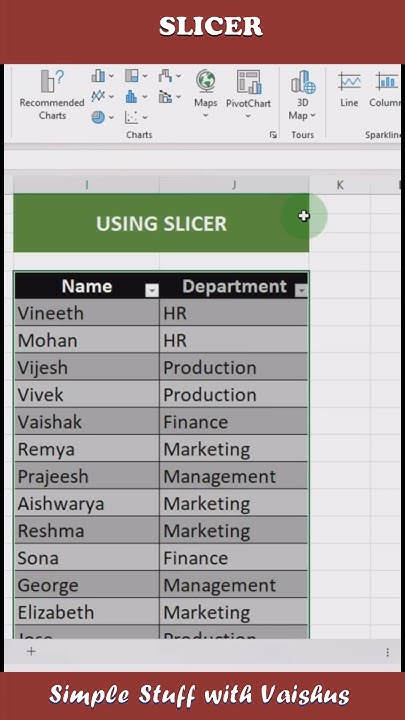 Use Slicer Instead Of Filter In Ms Excel Youtubefeed Ytshorts Excel Youtubeshorts Exceltips