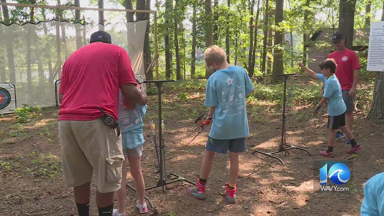 Sheriff Joe Baron Foundation hosts summer camp in Norfolk - YouTube