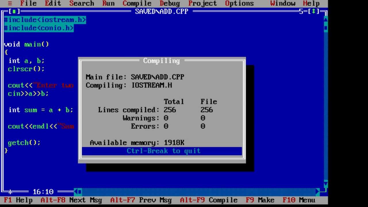 Addition Of Two Numbers In Cpp YouTube Addition Of Two Numbers In Cpp YouTube