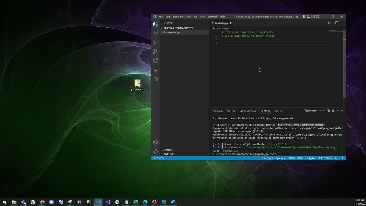 Conectar a Base de Datos - Python - YouTube