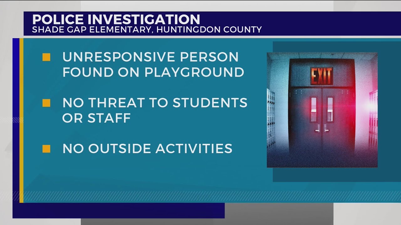 Unresponsive person found at Huntingdon County playground, school ...