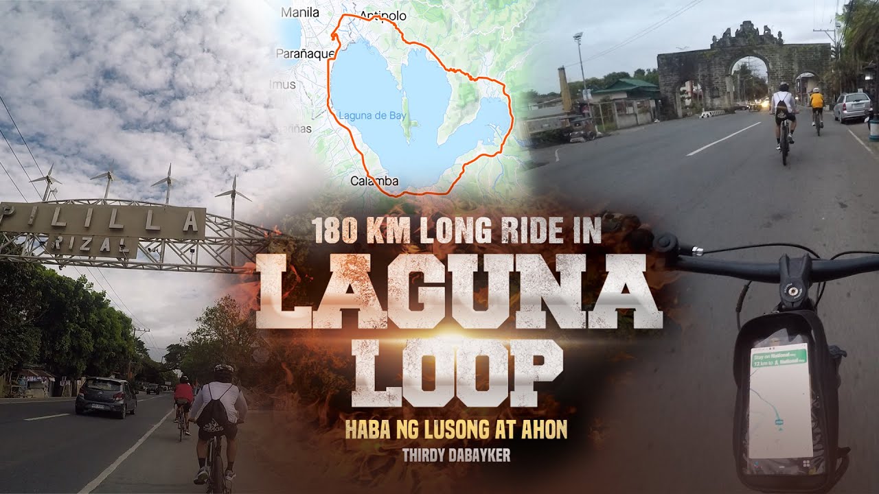 Laguna Loop Bike Ride | Long Ride | 180 KM from pasig city - YouTube