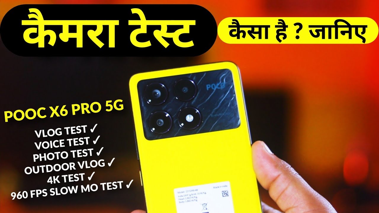 Poco X6 Pro Camera Test (OIS) Best Vlog Camera ? VLOG TEST Poco X6 Pro ...