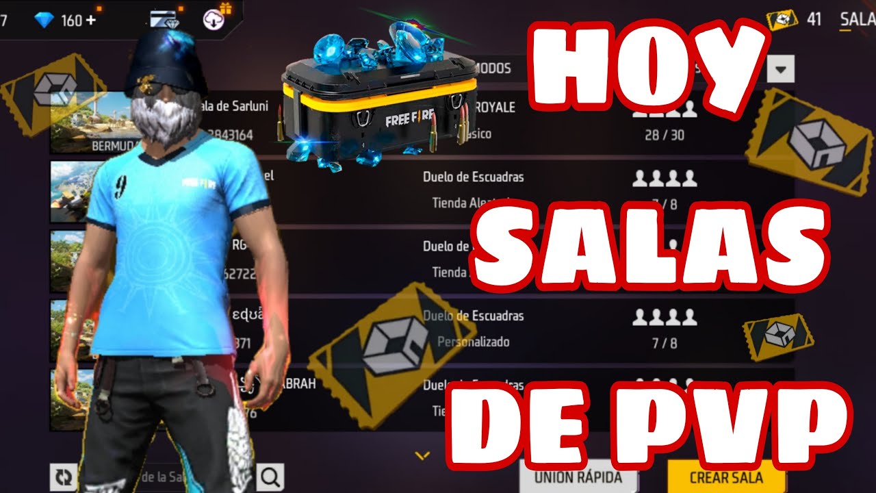 🔥😱HOY SALAS DE PVP EN VIVO *FREE FIRE* 💯👹 - YouTube