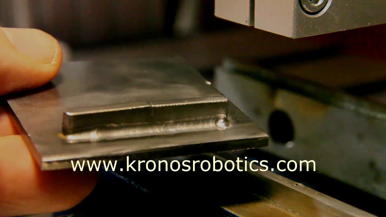 CNC TIG Fillet Fusion Weld - YouTube