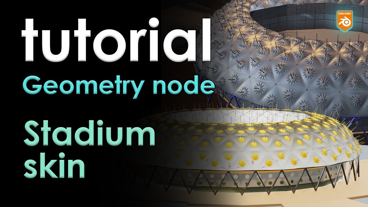 Stadium skin | Blender geometry node - YouTube