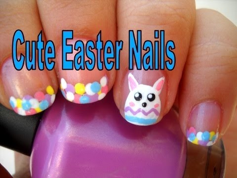 Cute EASTER Nails - Diseño de Uñas Para Pascua - YouTube