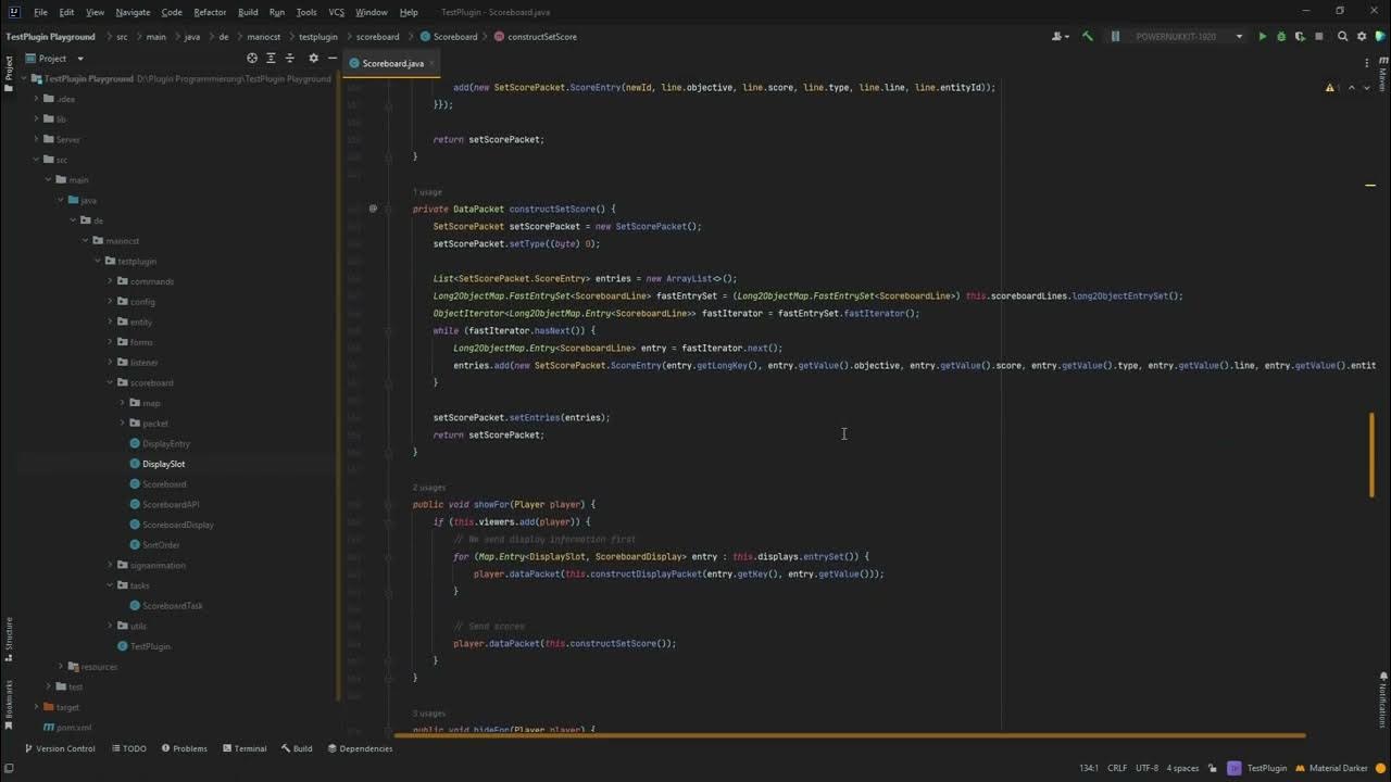 Scoreboard | Nukkit Coding - YouTube