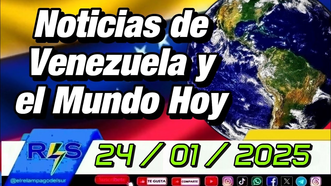 NOTICIAS DE VENEZUELA HOY 24 DE ENERO DEL 2025, EN VIVO. - YouTube
