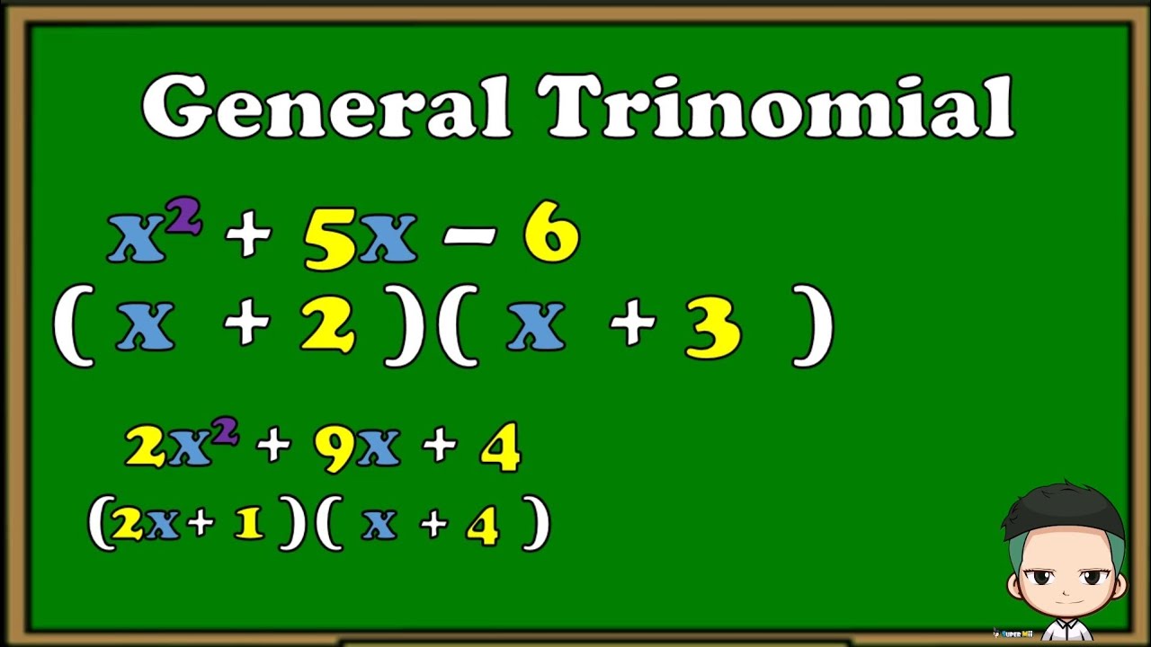 SirJonasTutorials Factoring General Trinomial Or Non Perfect Square SirJonasTutorials Factoring General Trinomial Or Non Perfect Square