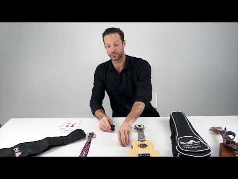 Soprano Ukulele Beginner Pack-21 Inch w/Gig Bag Fast Learn Songbook Digital Tuner
