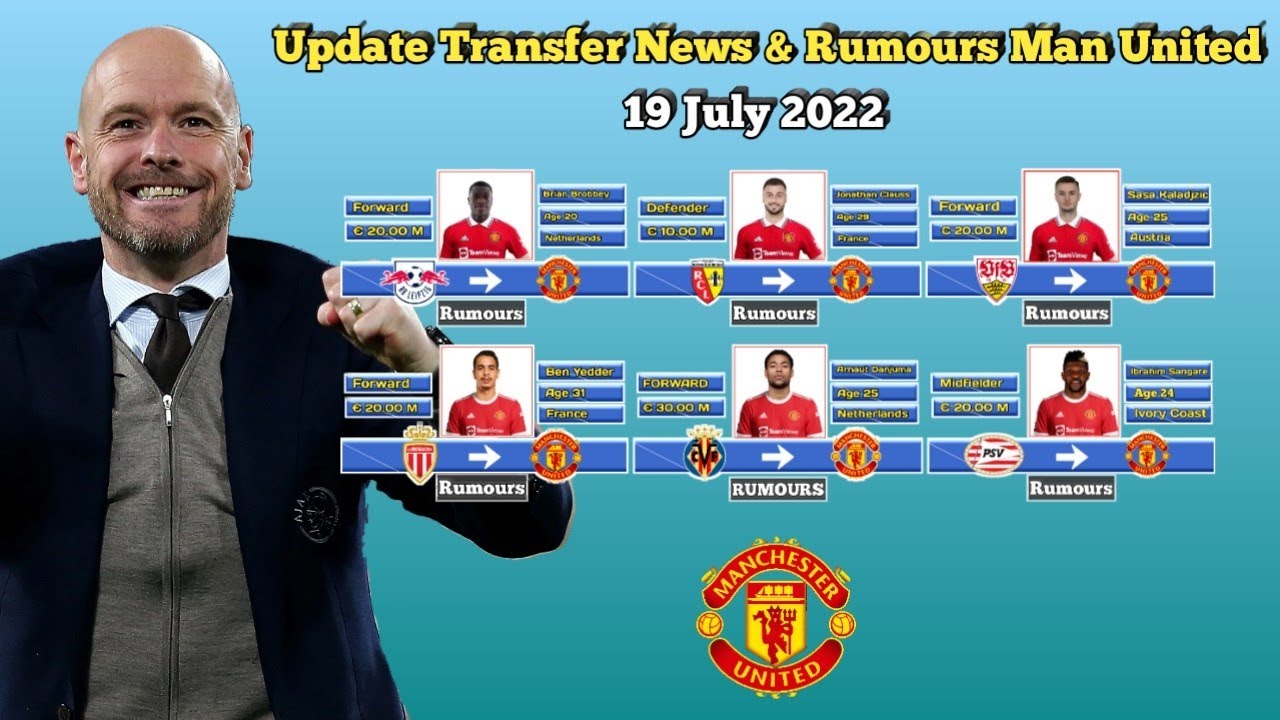 Update Transfer News & Rumours Manchester United ~ 19 July 2022 With ...