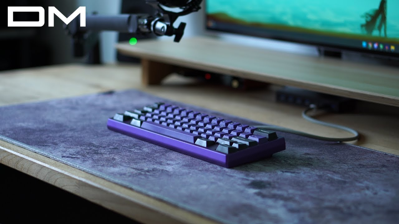 DN DM Eggplant Keyboard | MX Purples - YouTube