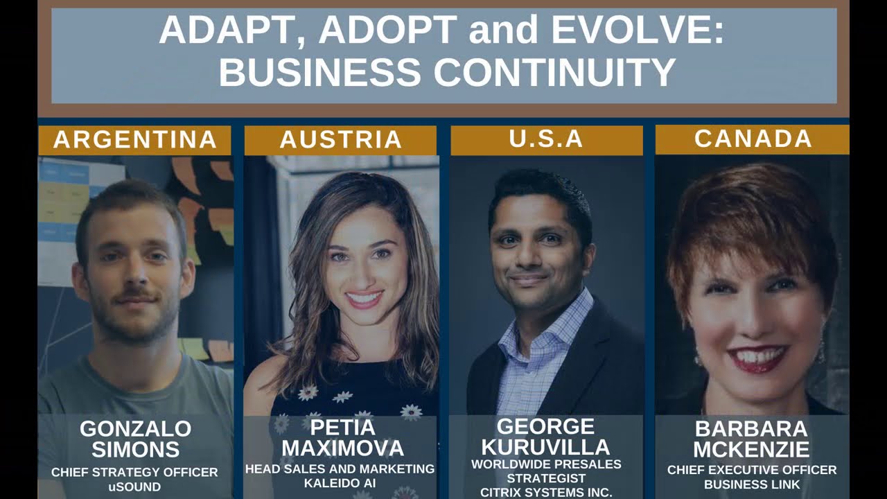 Adapt, Adopt & Evolve: Business Continuity (Part 1) - YouTube