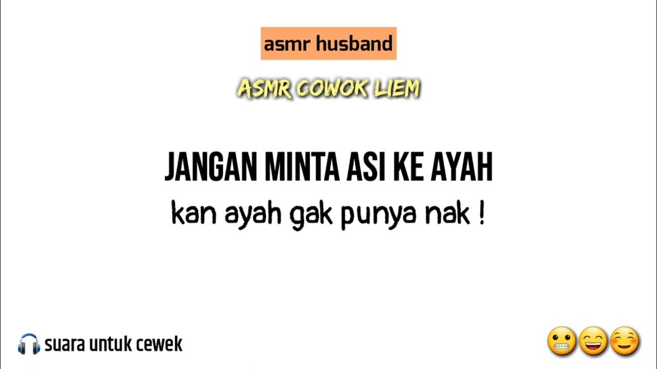 Jangan Minta Asi Ke Ayah | asmr husband lucu | asmr suami imut | asmr cowok manja | asmr ...