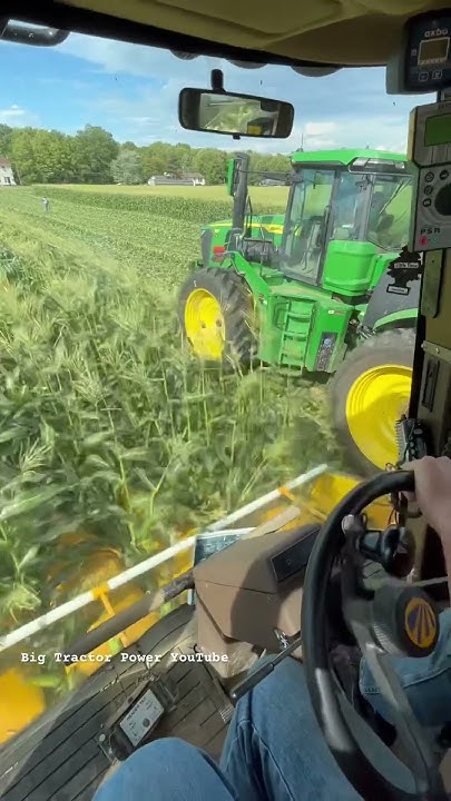 Oxbo 8430 Sweet Corn Harvester Bigtractorpower Cornharvest Youtube