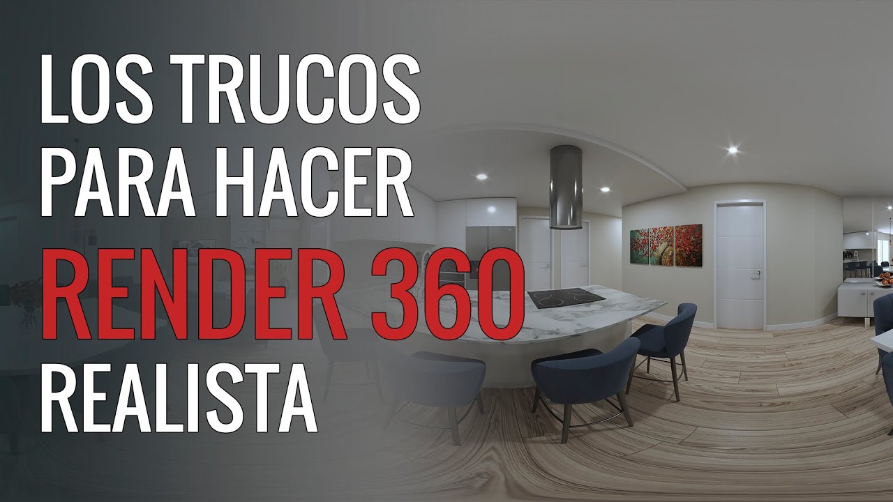 La forma correcta de Crear renders 360 realistas en Vray 5 para ...