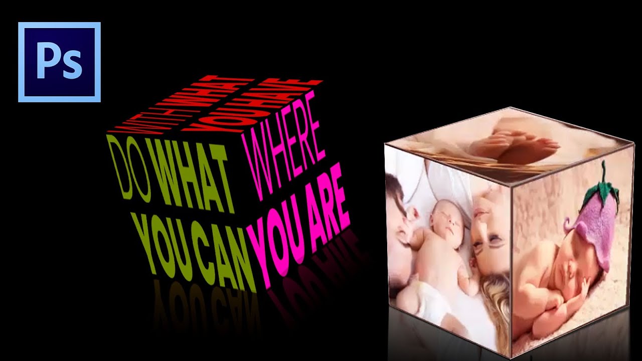 Create 3D Cubed Photo Effect In Photoshop 3D Cube Photo And Text create-3d-cubed-photo-effect-in-photoshop-3d-cube-photo-and-text