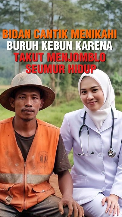 BIDAN CANTIK MENIKAHI BURUH KEBUN KARENA TAKUT JOMBLO SEUMUR HIDUP | Tau islam #jejakislam - YouTube