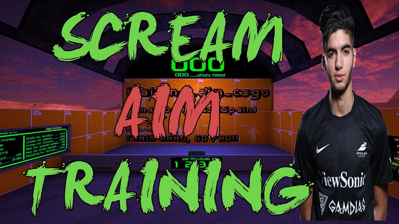 CSGO: Epsilon ScreaM Aim training on training_aim_csgo - YouTube