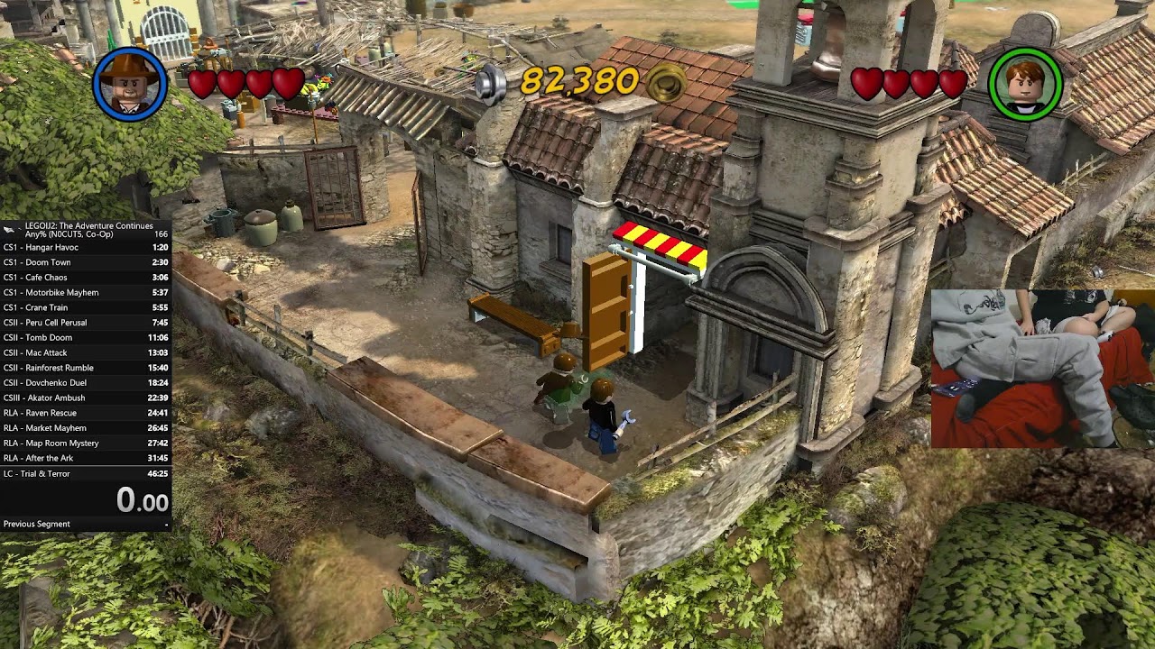 Lego Indiana Jones 2 Any% N0CUT5 Co-op Speedrunning (feat. my brother ...