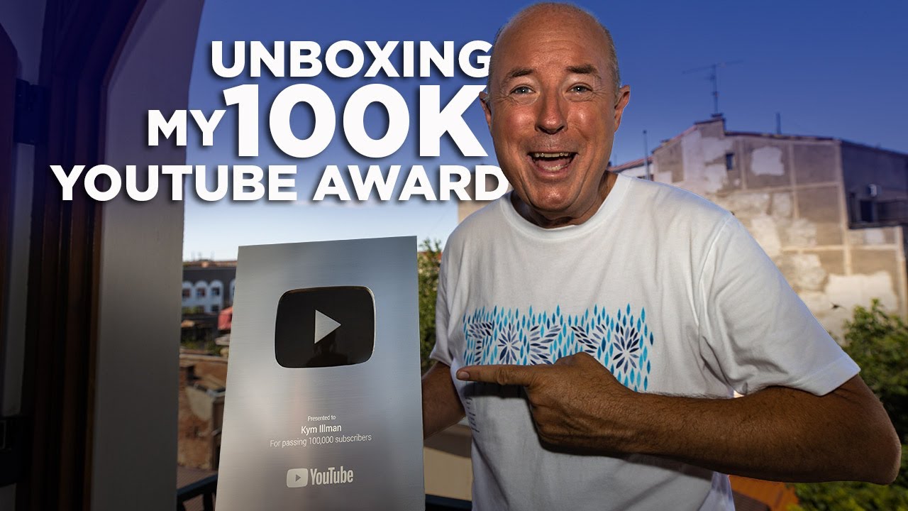 Unboxing my YouTube 100K award - YouTube