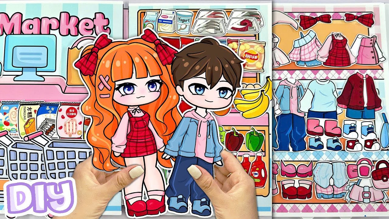 ( Tutorial ) Gacha Shopping Mall Gamebook | ASMR | #Gacha #paperdoll # ...