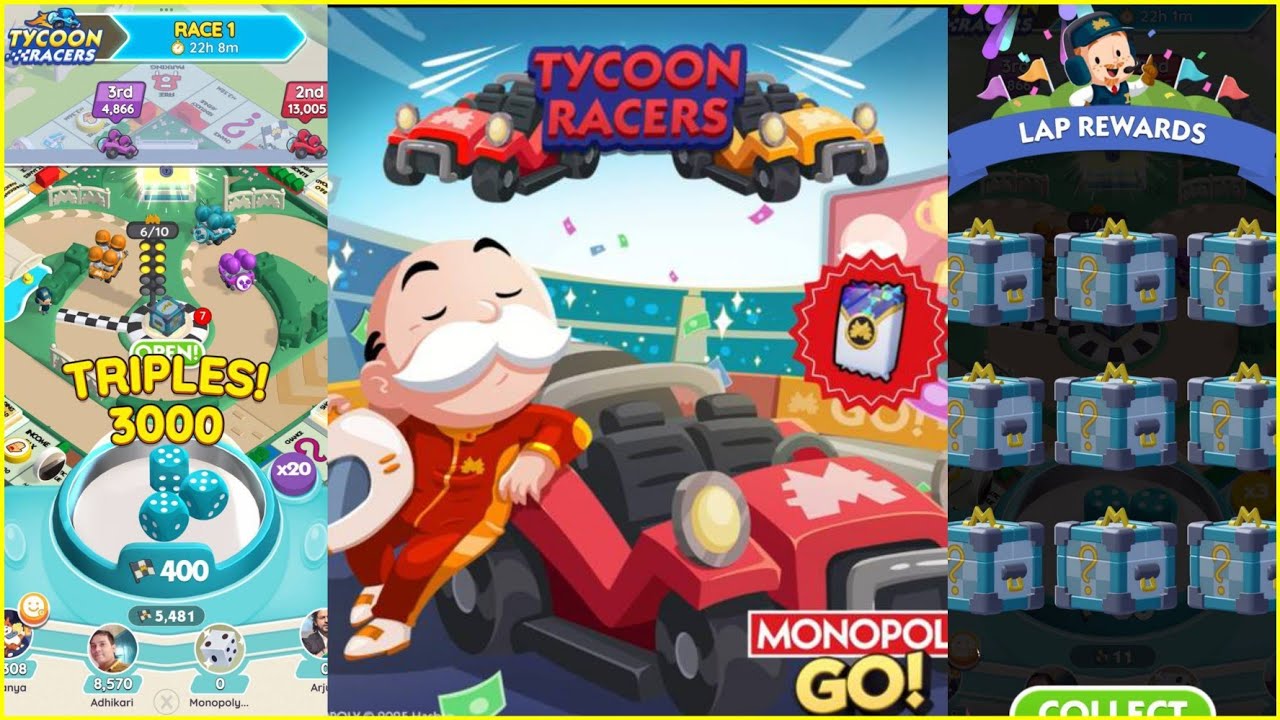 Monopoly Go | TYCOON RACERS | 15k 🏁 Race 1 #giveaway #monopolygo ...