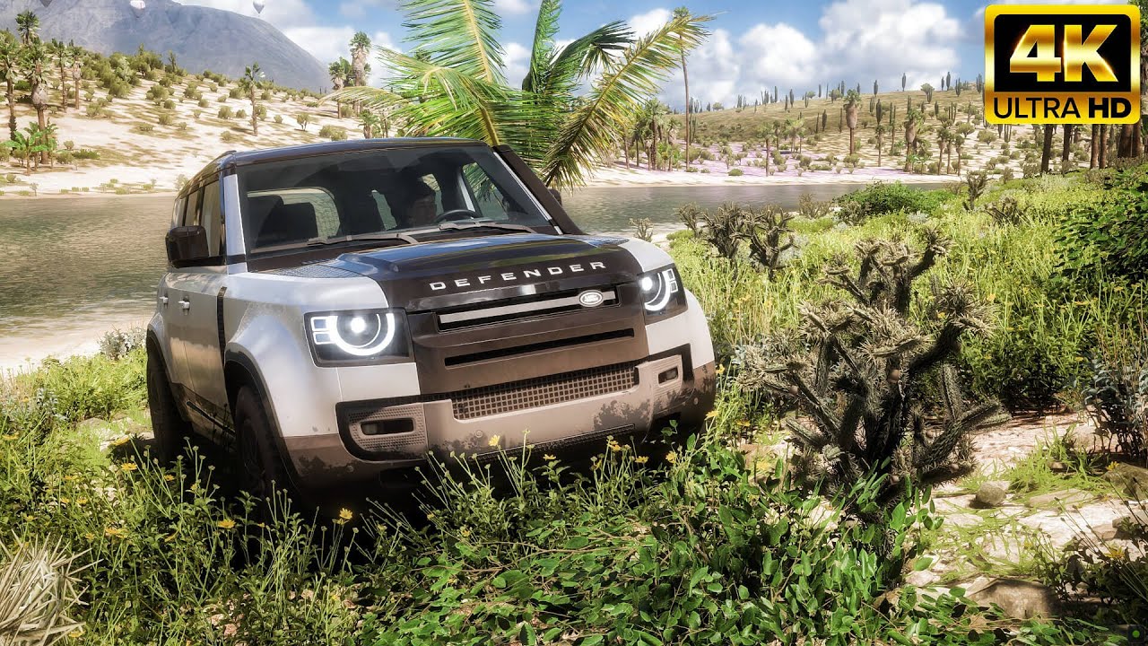 Land Rover Defender 2020 | Offroad with river | Forza Horizon 5 - YouTube