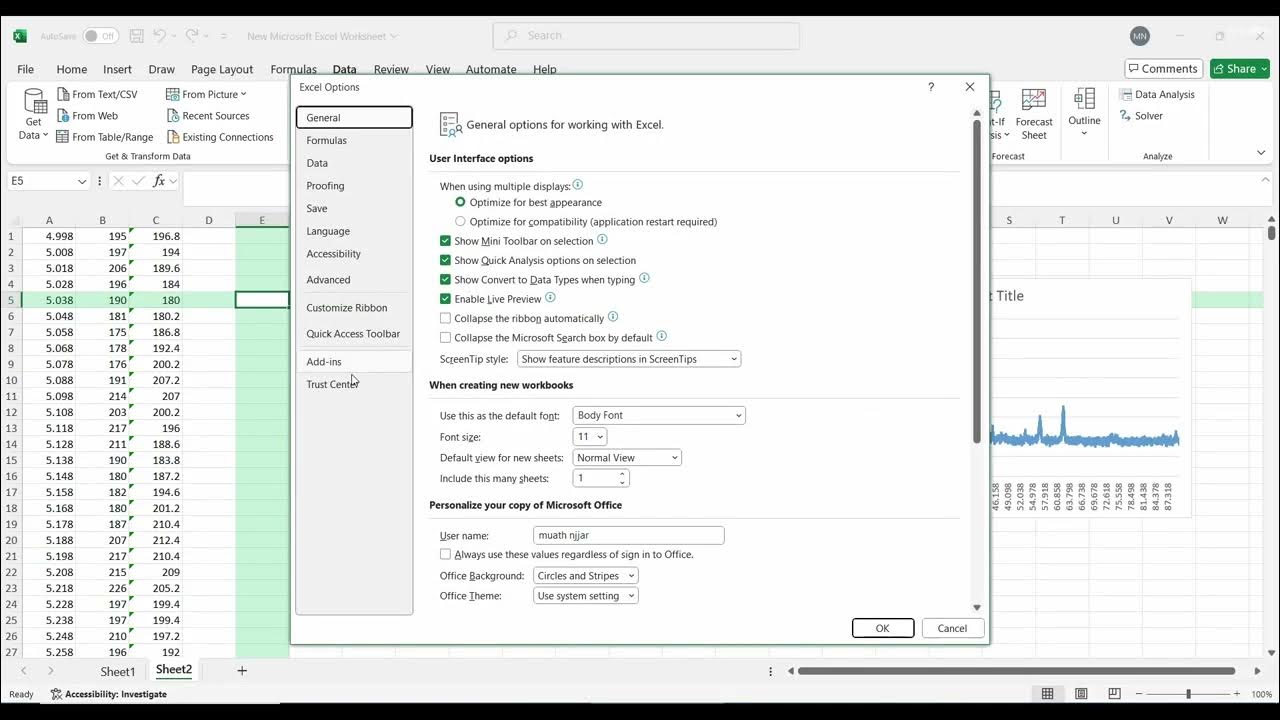 How to Smooth Data and Create Cleaner Graphs in Excel - YouTube