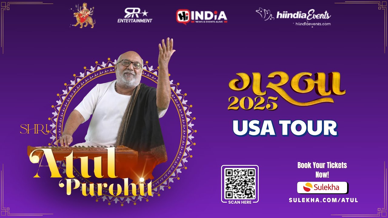 Atul Purohit: The Garba Legend Live in USA Tour 2025 | From Dholar to ...