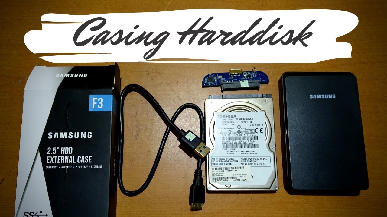 Cara Pasang Casing Harddisk Laptop - Jadi Harddisk Eksternal - YouTube