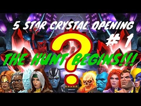 MCOC 5 Star Crystal Opening #1!!! The Hunt Begins!!! - YouTube