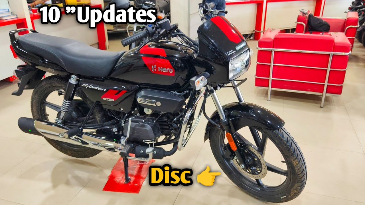 Hero Splendor Plus Xtec Disc Update 2024 Model Price New Features ...