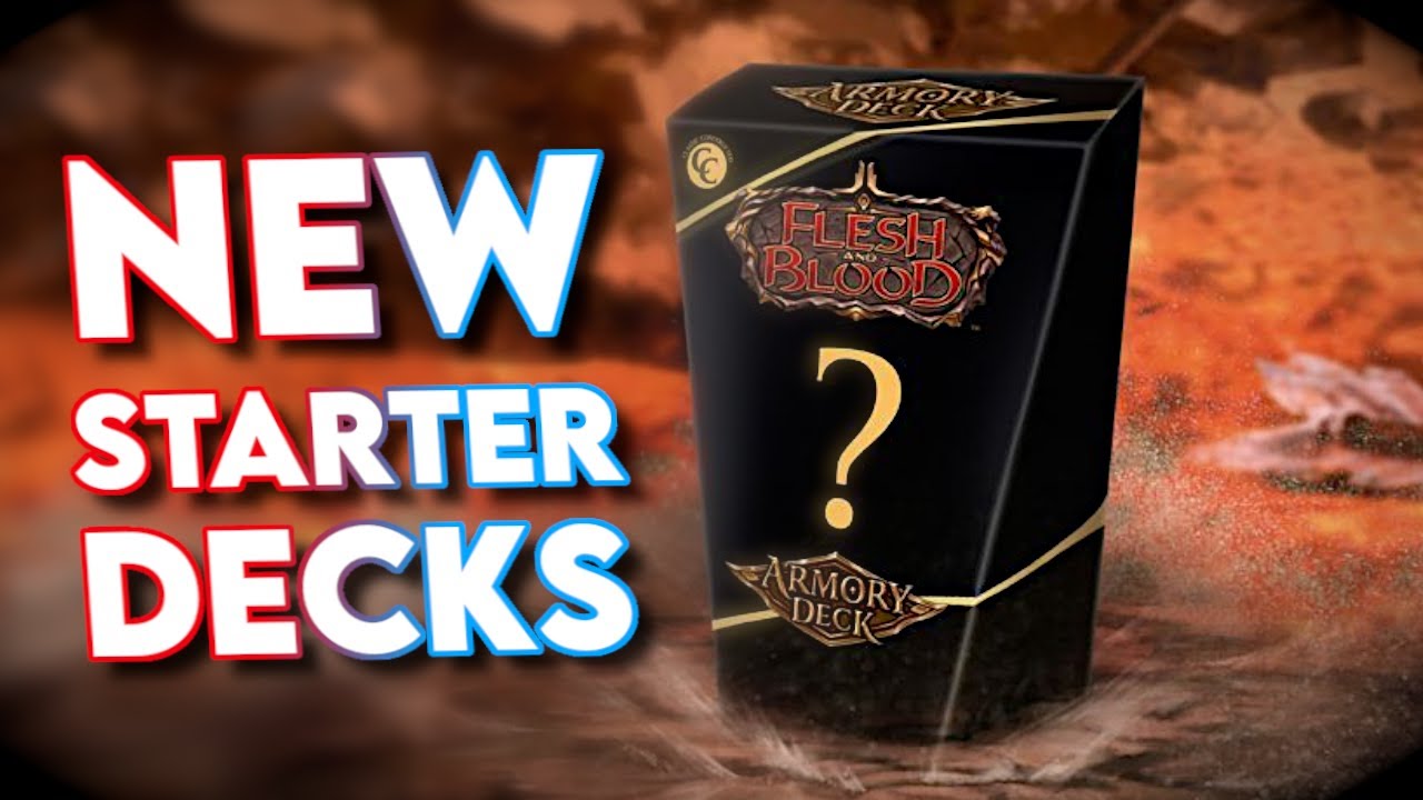 NEW Flesh and Blood TCG STARTER DECKS! | My Thoughts - YouTube