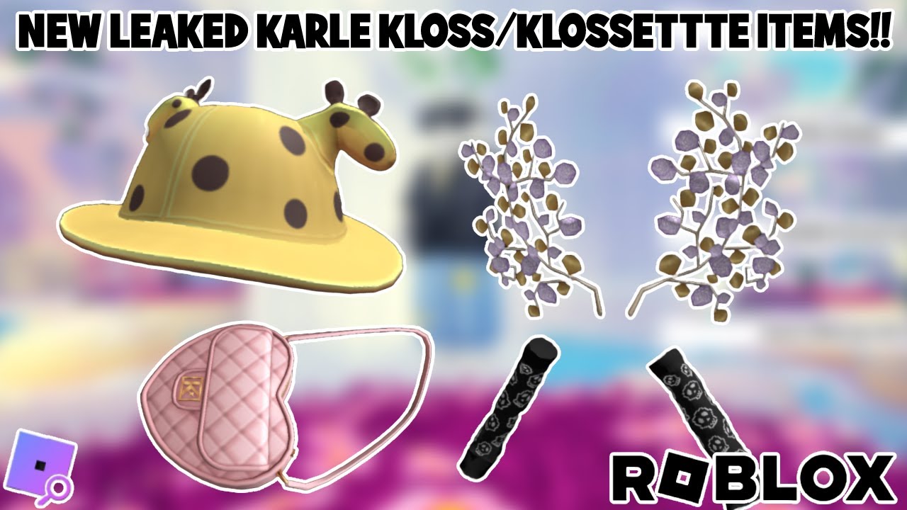 4 LEAKED KLOSSETTE ITEMS!! KLOSSETTE DESIGNER SHOWCASE EVENT LEAKS ...