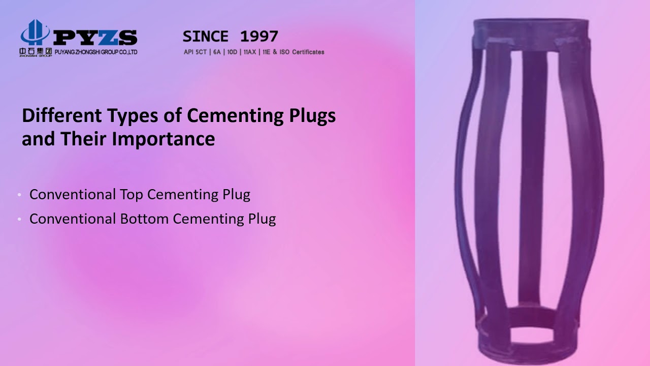 Working Process of Top and Bottom Cementing Plugs - YouTube