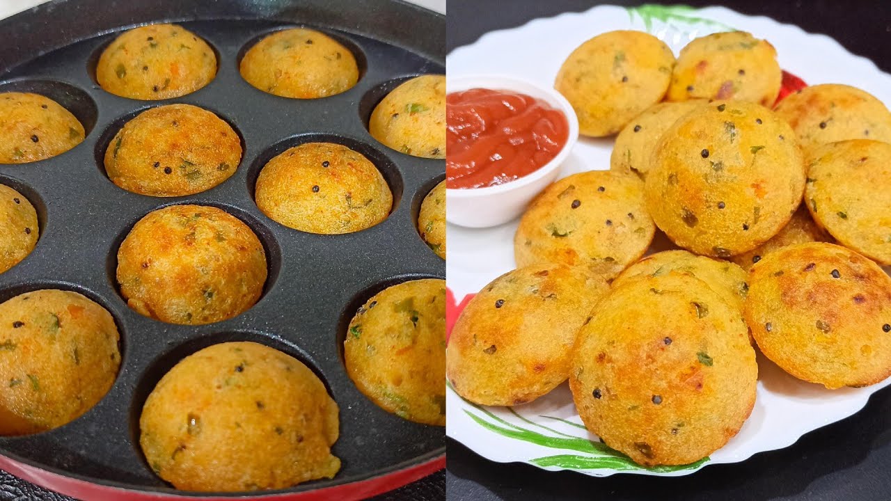 INSTANT VEGETABLES APPE | Rava Appe | Sooji Appe | Appam Recipe | - YouTube