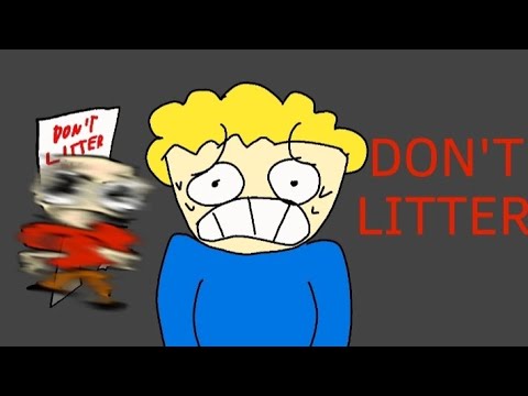 Don't Litter (Animation) - YouTube
