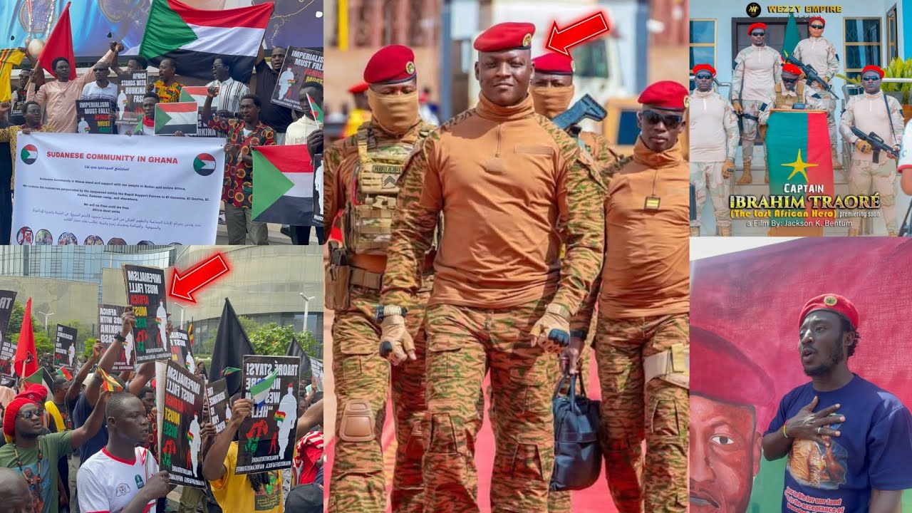 Ibrahim Traore with Heavy Security Storm Mass Demonstrations on 1M ...