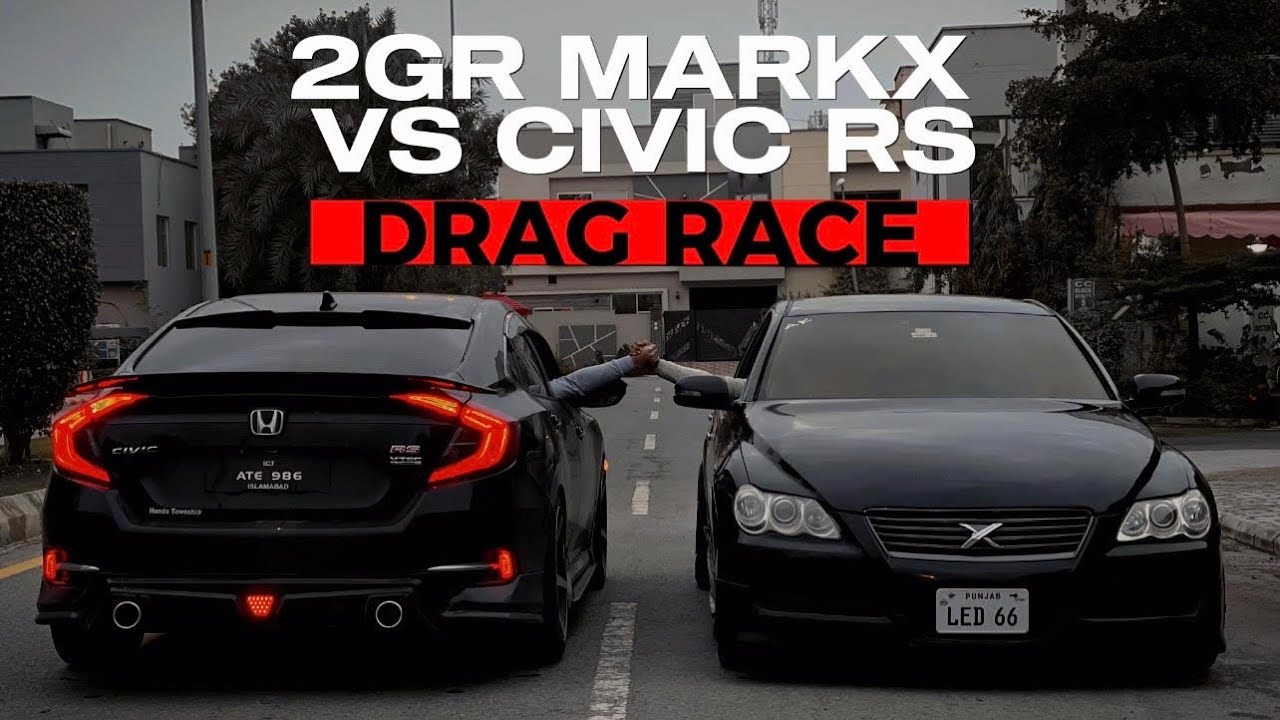 Markx 2GR VS Civic RS Drag Race | Friendly Run | Team Sinister - YouTube