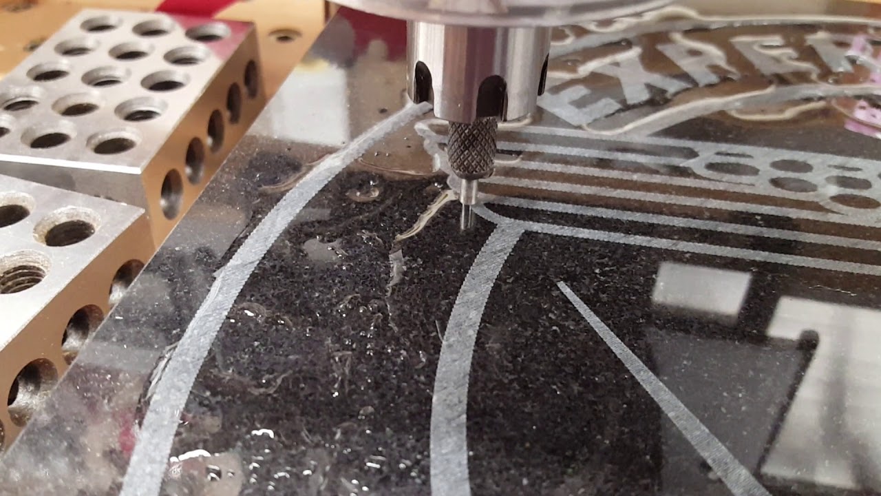 Diamond Drag Engraving a FT Logo - YouTube