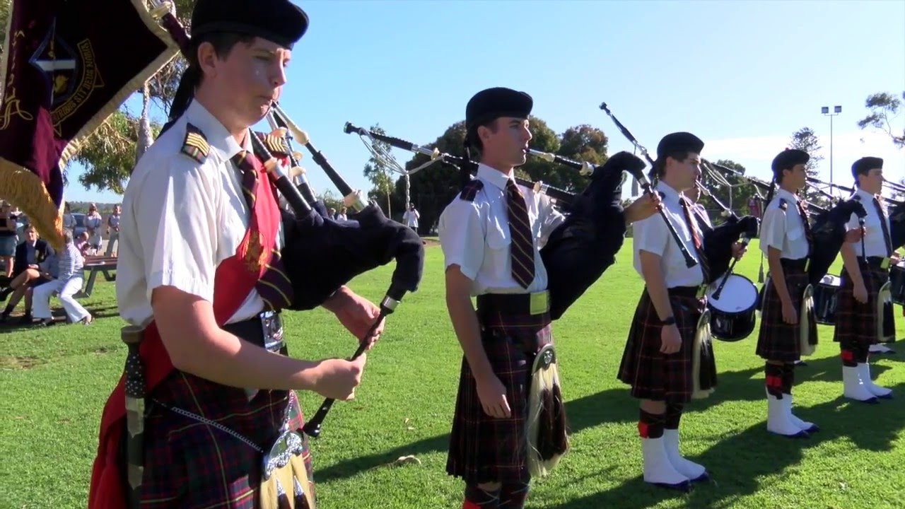 Scotch College Perth Western Australia - 2016 Open Day Pipe Band ...