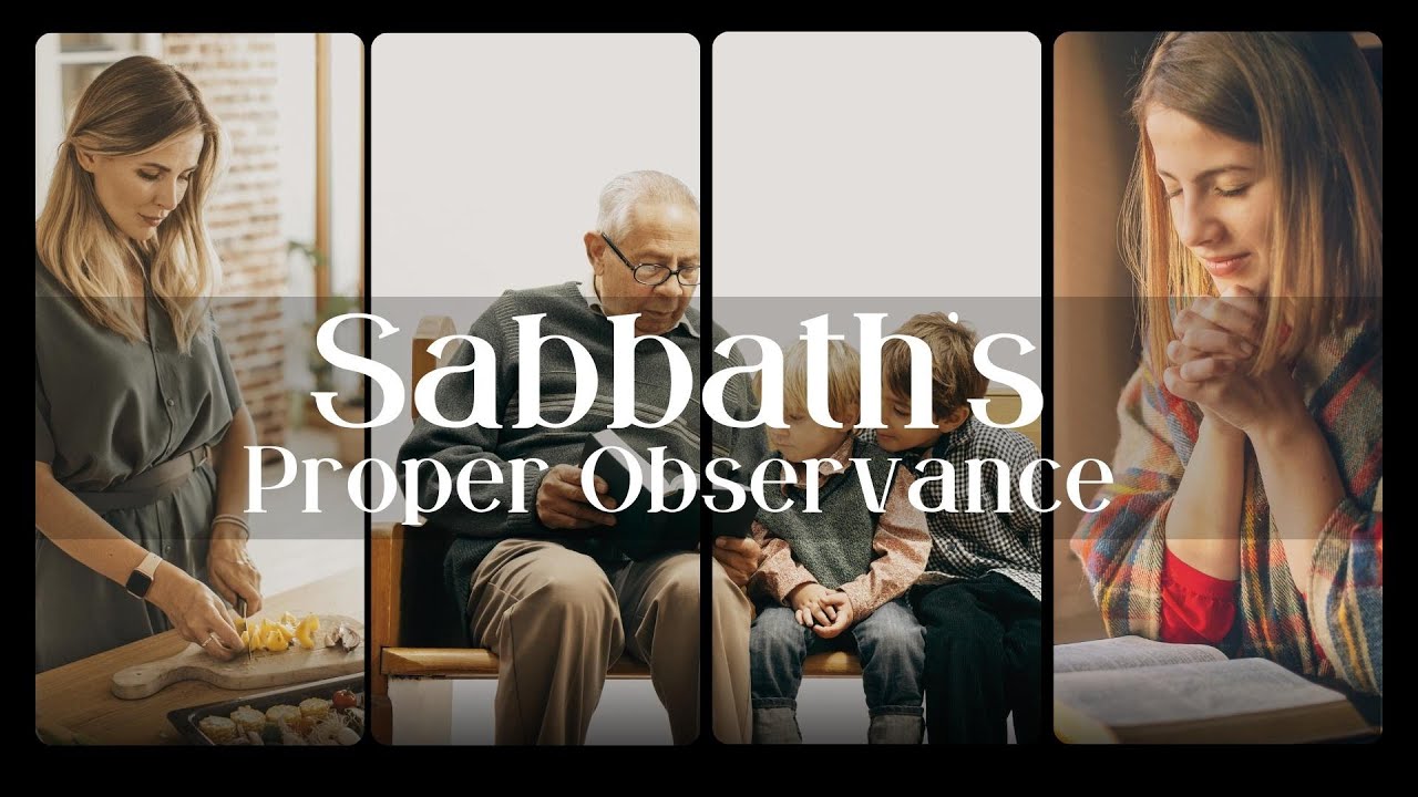 How to Keep the Sabbath - YouTube
