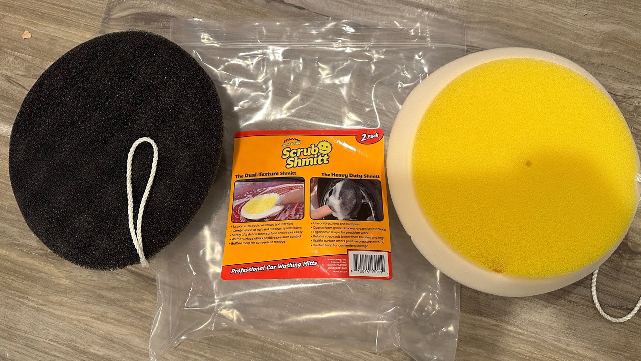 Scrub Daddy Car Wash Mitt - Scrub Shmittt - YouTube