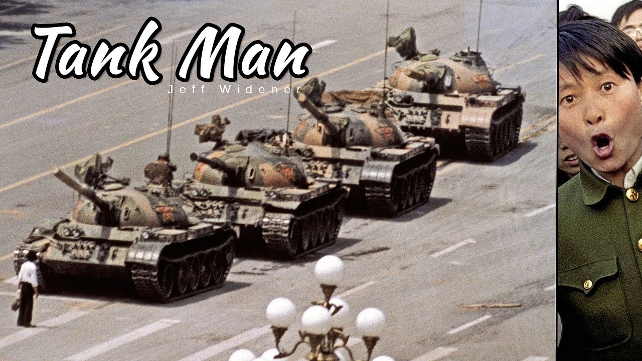 SEUL DEVANT DES TANKS ? L'homme de Tian'anmen #HistoireDePhoto - YouTube