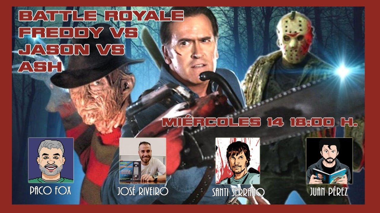 Battle Royale: Freddy Vs Jason Vs Ash - YouTube