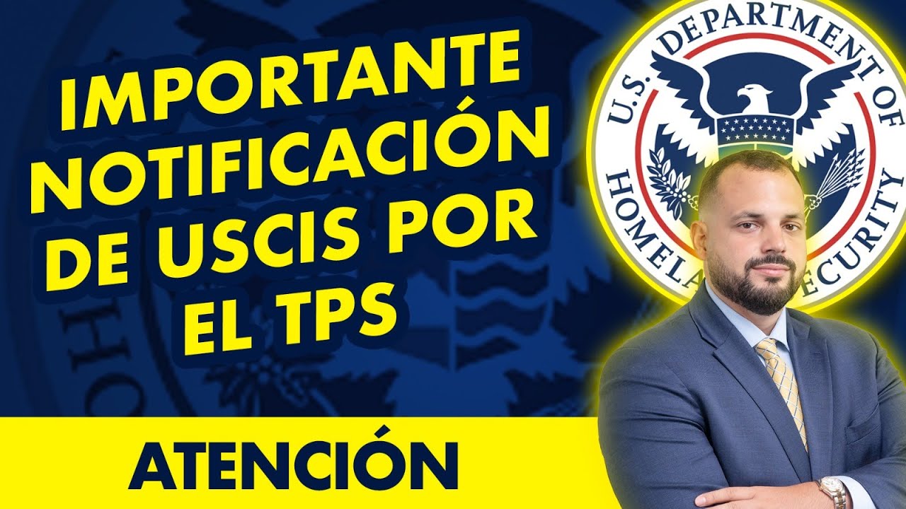 🚨URGENTE Importante notificación de USCIS por el TPS - YouTube